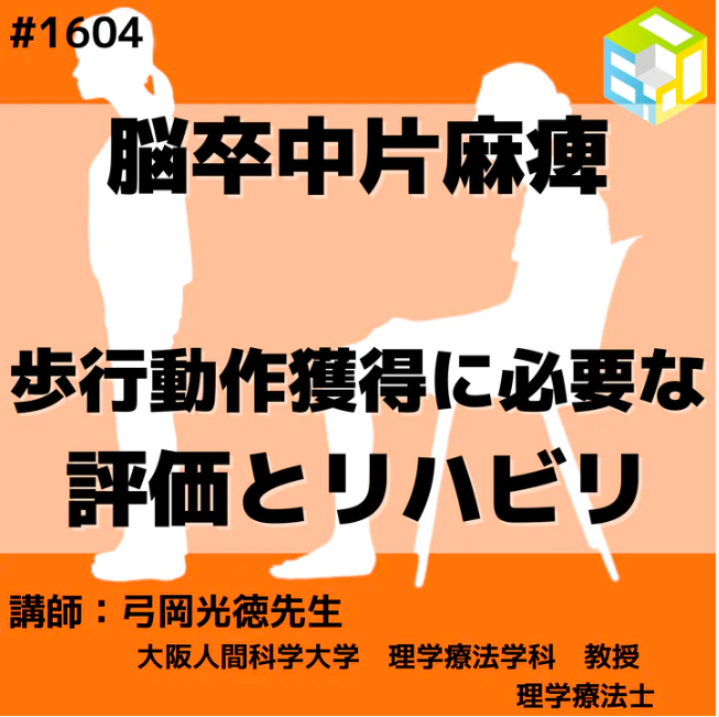 脳卒中片麻痺の歩行動作獲得に必要な評価とリハビリ 一括申込 理学療法士・作業療法士・言語聴覚士の求人、セミナー情報なら【post】